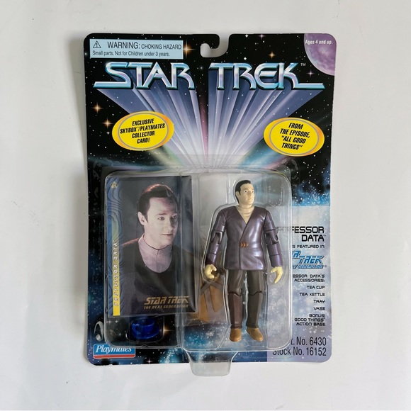 Star Trek | Toys | Star Trek Professor Data The Next Generation Figure ...